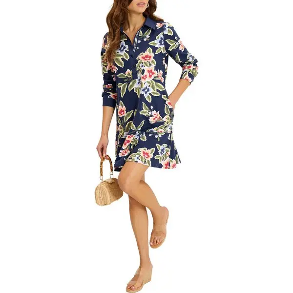 Tommy Bahama Islandscape Ocean Petals Shirtdress