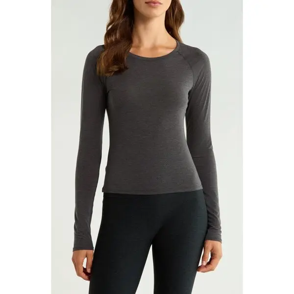 Beyond Yoga Breezeweight Active Long Sleeve T-shirt - Black