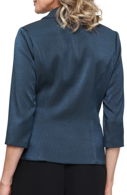 Alex Evenings Shimmer Side Tie Wrap Top
