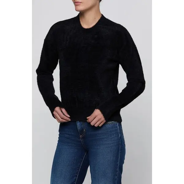 L'Agence Nimbus Fuzzy Crewneck Sweater