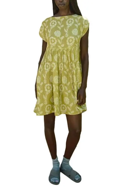Ace & Jig Floral Print Sleeveless Mini Dress
