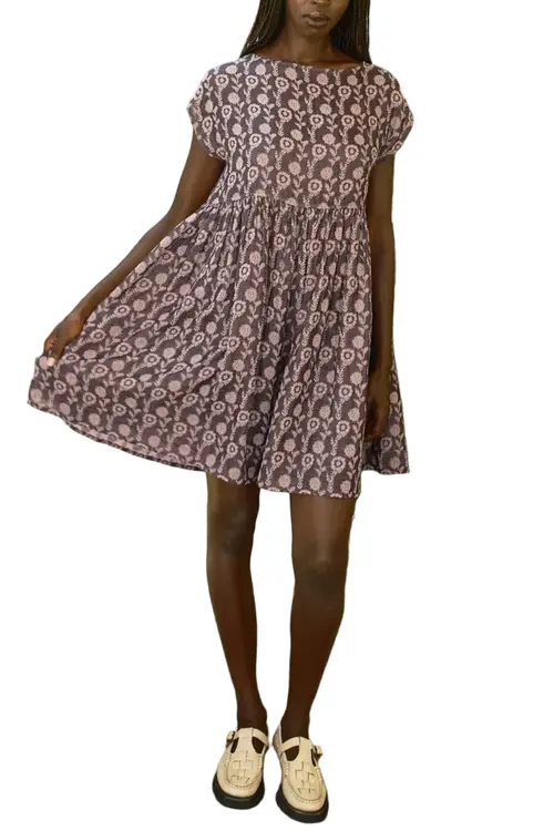 Ace & Jig Floral Print Sleeveless Mini Dress - Hydrangea