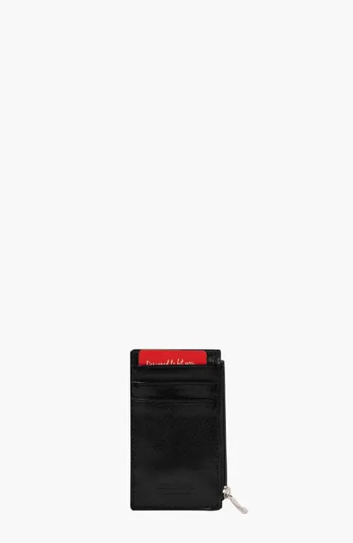 CAVALINHO Gentleman Leather Card Holder Slim Wallet 573 - Black