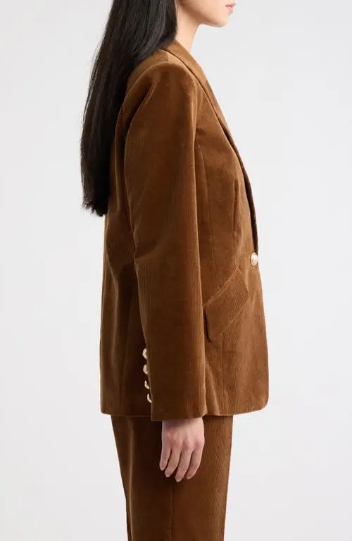 TAHARI ASL One-button Corduroy Jacket