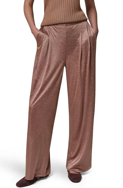Donna Karan New York Crinkled Wide Leg Pants