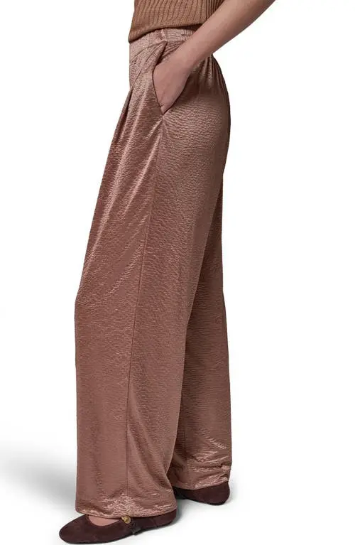 Donna Karan New York Crinkled Wide Leg Pants