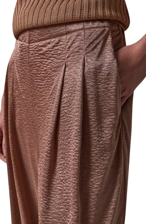 Donna Karan New York Crinkled Wide Leg Pants