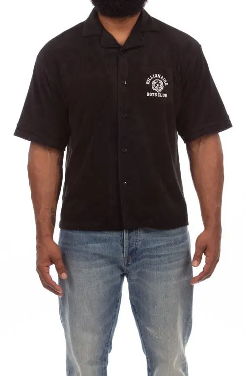 BILLIONAIRE BOYS CLUB Roam Short Sleeve Button-up Shirt - Black