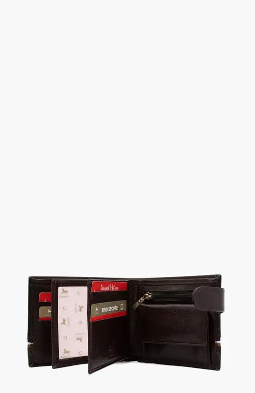 CAVALINHO The Sailor Bifold Leather Wallet 588 - Brown