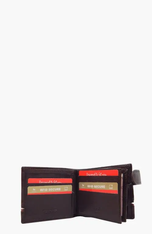 CAVALINHO The Sailor Bifold Leather Wallet 588 - Brown