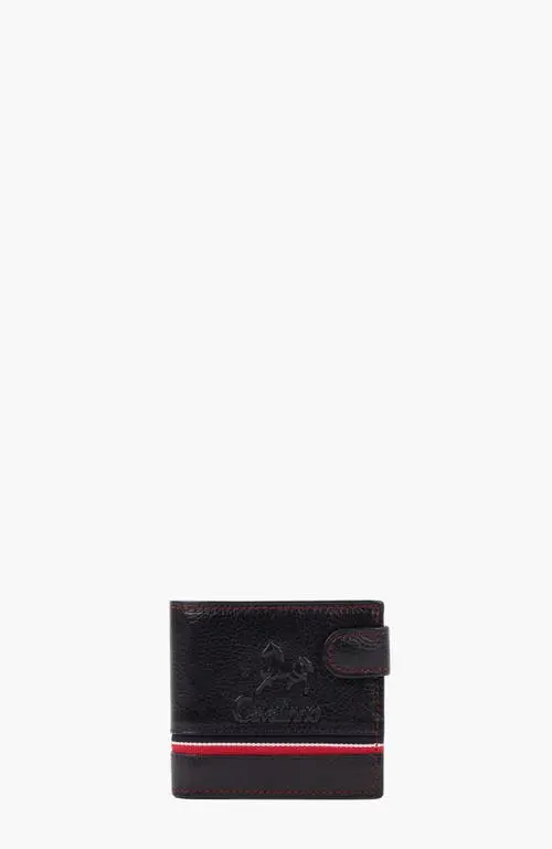 CAVALINHO The Sailor Bifold Leather Wallet 588 - Navy