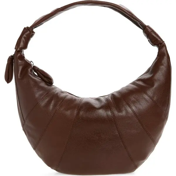 LEMAIRE Fortune Croissant Leather Shoulder Bag