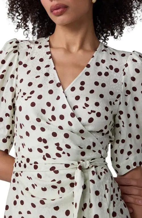 Diane Von Furstenberg Lana Polka Dot Minidress