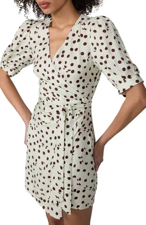Diane Von Furstenberg Lana Polka Dot Minidress