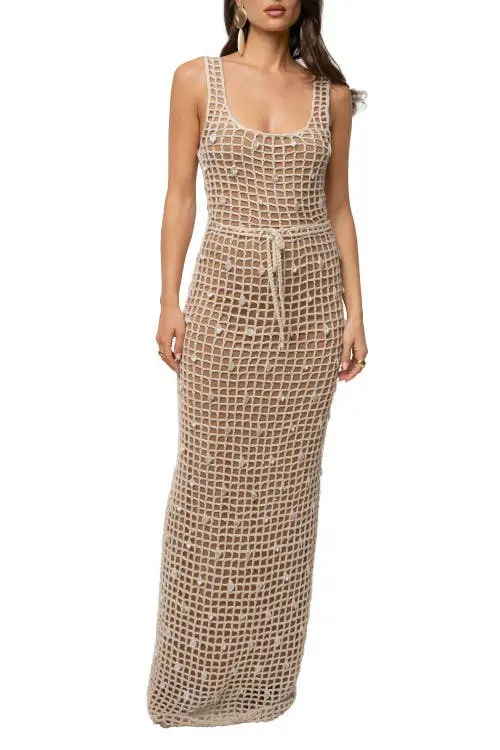JLUXLABEL Pearl Shore Crochet Skirt