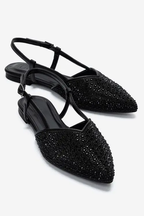 PROLOGUE SHOES Rexton Embellished Slingback Pump