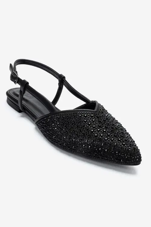 PROLOGUE SHOES Rexton Embellished Slingback Pump