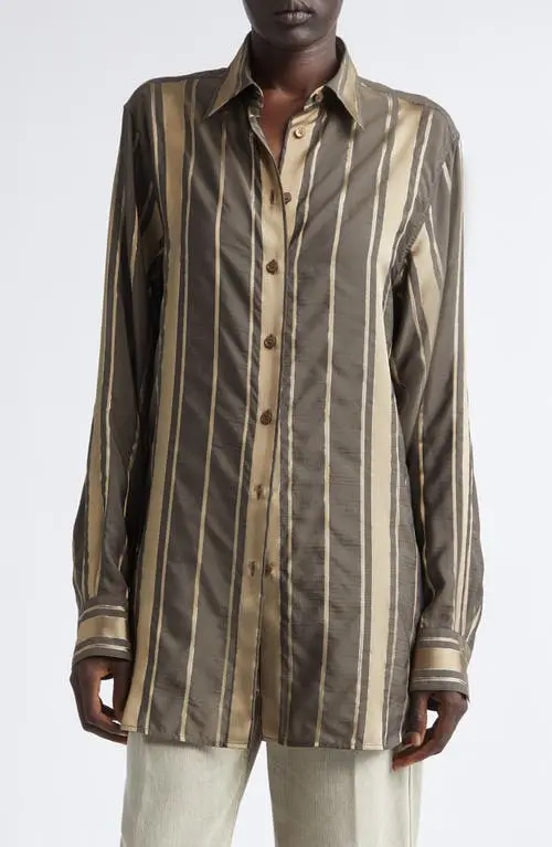 Stella McCartney Striped Lurex Shirt