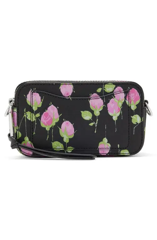 Marc Jacobs The Snapshot Hairy Suede Leather Crossbody Bag - Black Multi