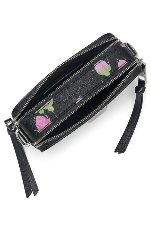 Marc Jacobs The Snapshot Hairy Suede Leather Crossbody Bag - Black Multi