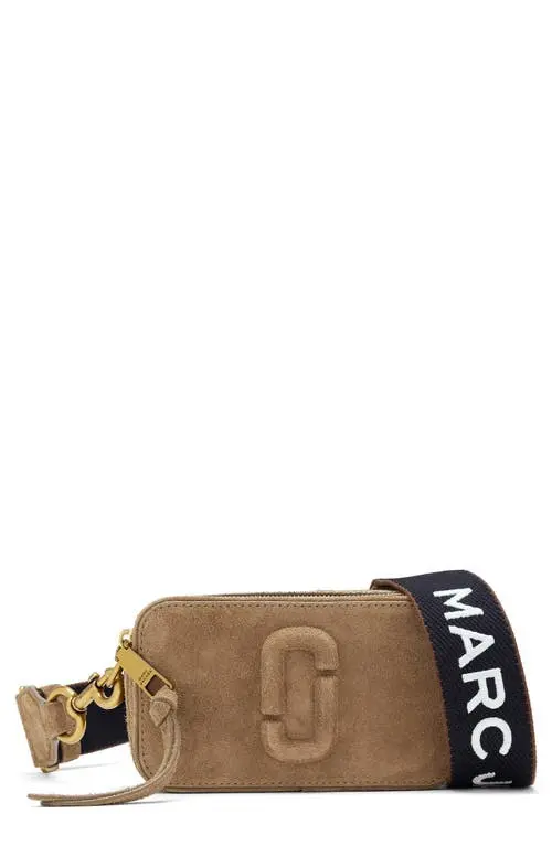 Marc Jacobs Floral Print Snapshot Crossbody Bag - Hazelnut