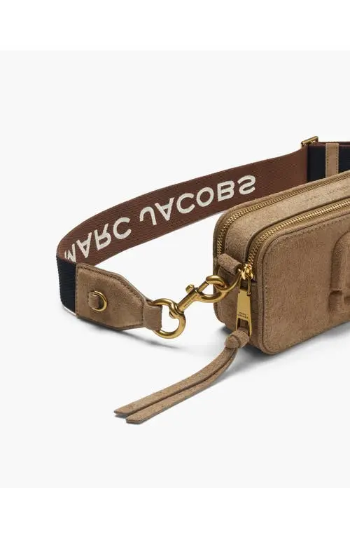 Marc Jacobs Floral Print Snapshot Crossbody Bag - Hazelnut