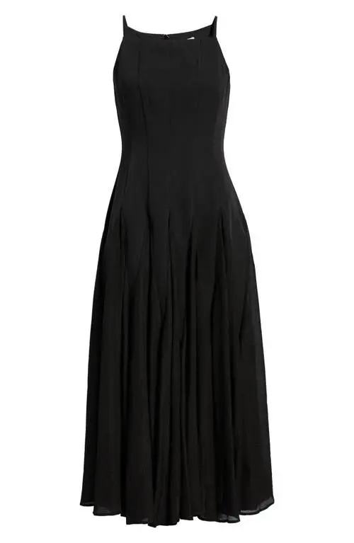 Moon River Godet Midi Dress