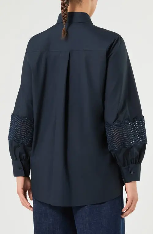Marina Rinaldi Soutache Detail Cotton Jacket
