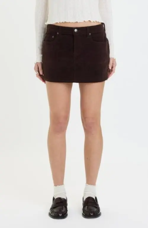 DAZE Fever Corduroy Miniskirt