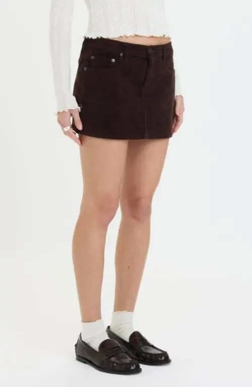 DAZE Fever Corduroy Miniskirt