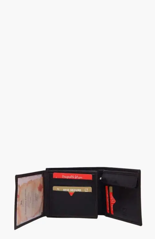 CAVALINHO Gentleman Trifold Leather Wallet 508