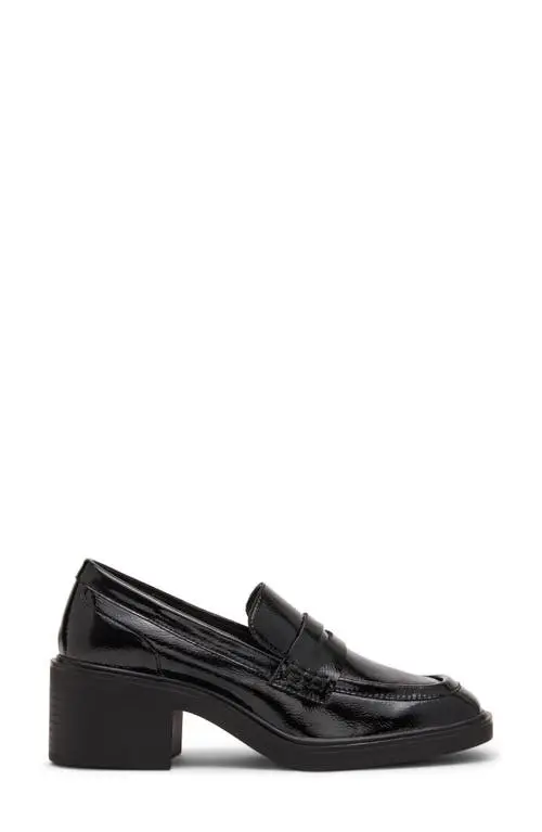 Blondo Brisa Waterproof Penny Loafer Pump - Black Leather