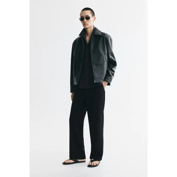 H&M Relaxed-fit Wide-leg Tailored Pants