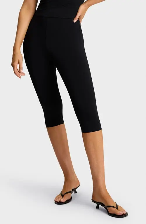 Commando Butter Stretch Modal Capri Leggings - Black