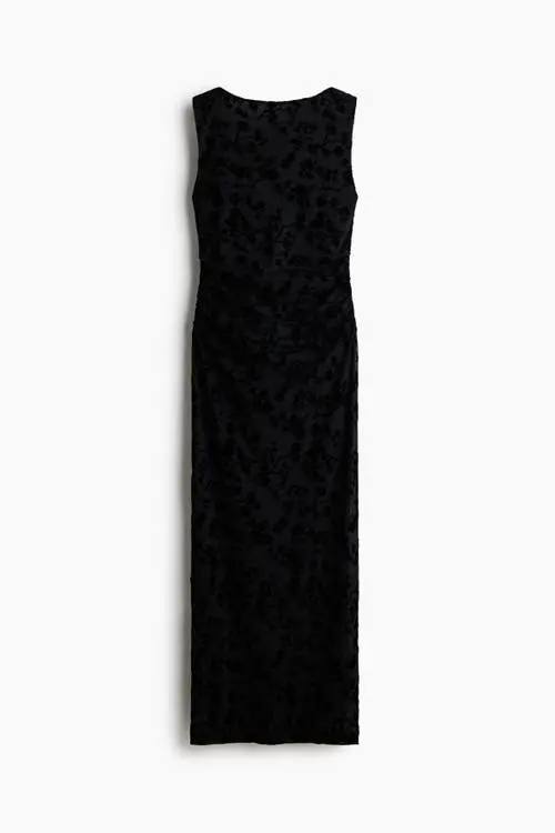H&M Flock-print Bodycon Dress