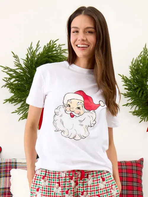 RUFFLEBUTTS Gender Inclusive Adult Holiday Short Sleeve Graphic Tee