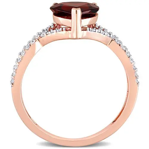 JULIANNA B. Diamond Heart Infinity Ring 14k