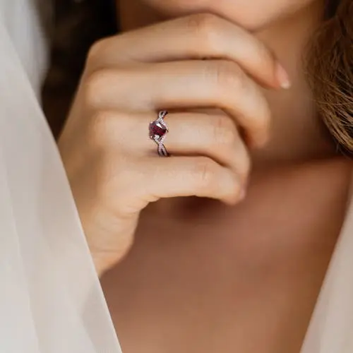 JULIANNA B. Diamond Heart Infinity Ring 14k