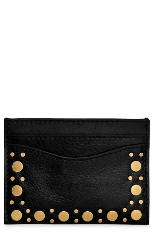 Rebecca Minkoff Mab Studded Leather Card Case