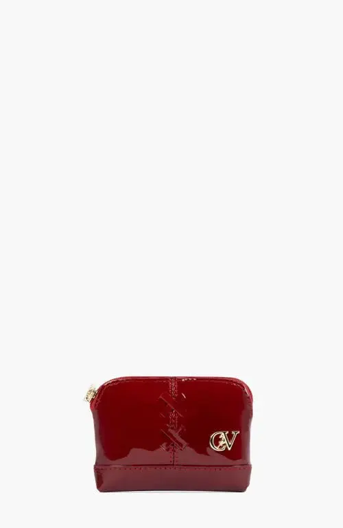 CAVALINHO Midnight Rouge Patent Leather Coin Purse 250