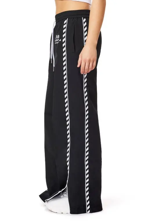 L/AB C/O OFF-WHITE Logo Side Stripe Relaxed Track Pants