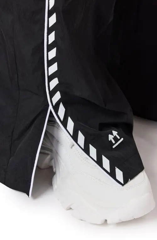 L/AB C/O OFF-WHITE Logo Side Stripe Relaxed Track Pants