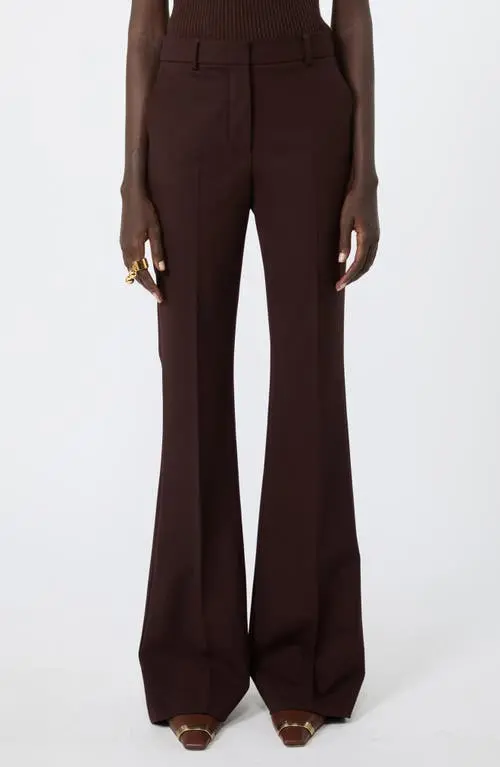 Sportmax Febe Virgin Wool Blend Wide Leg Trousers
