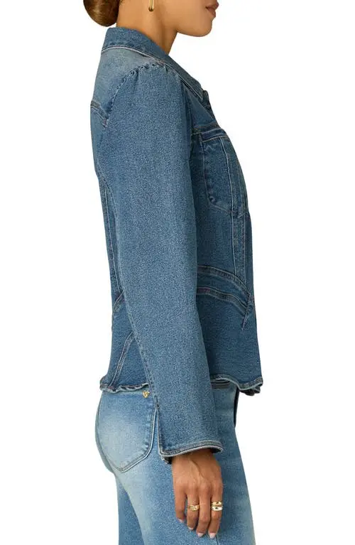 Wit & Wisdom Peplum Denim Jacket
