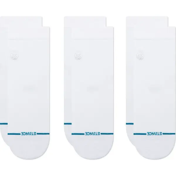 Stance Icon Lowrider Assorted 3-pack Socks - White