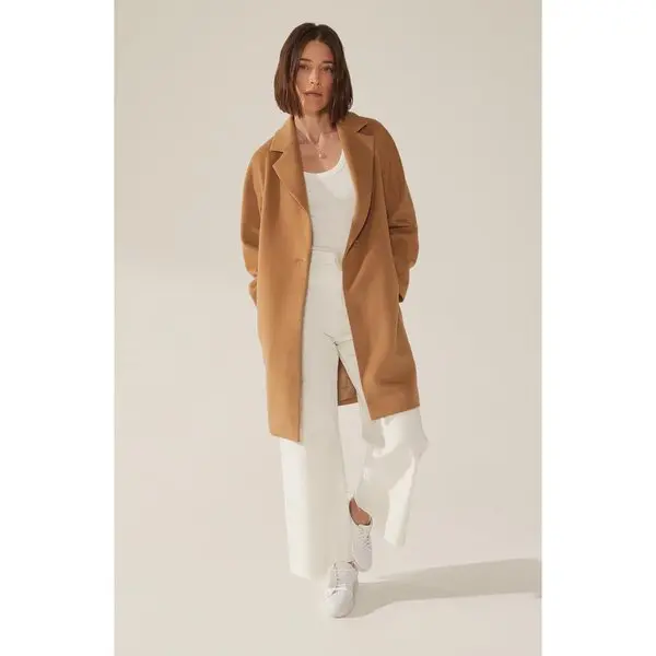 ITALIC Risa Cashmere-wool Button Down Coat