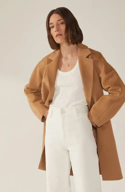 ITALIC Risa Cashmere-wool Button Down Coat