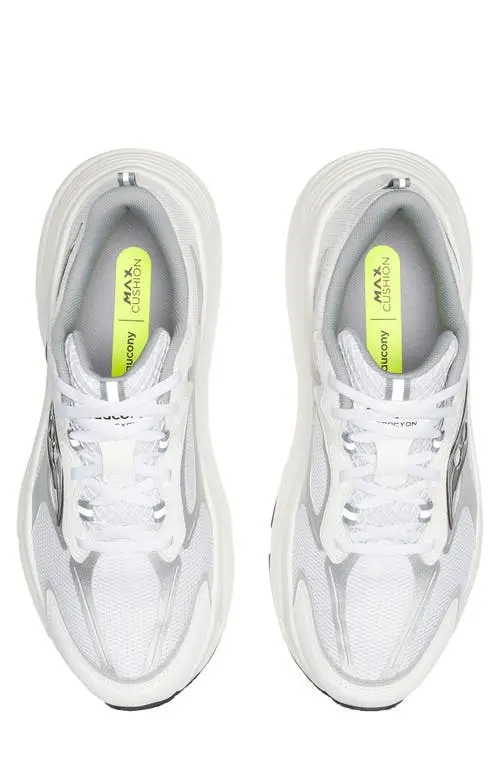 Saucony Procyon Max Running Shoe - White/silver