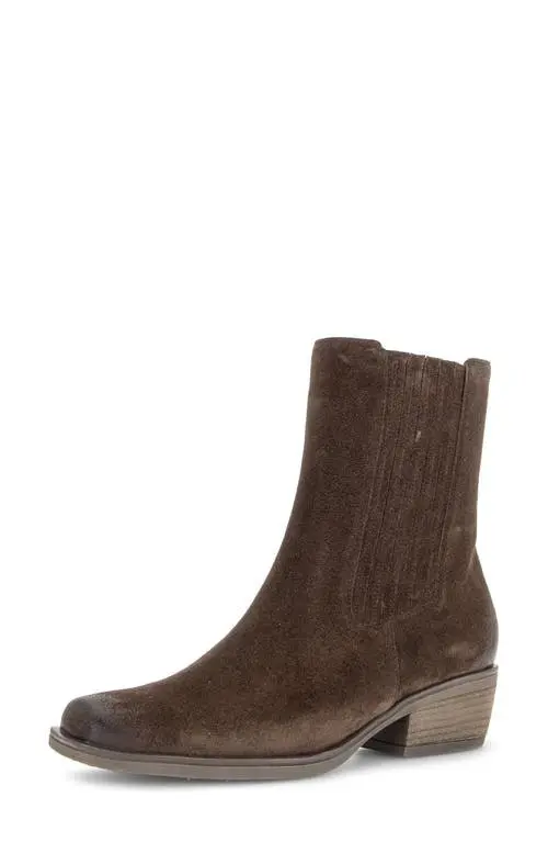 Gabor Tennessee Leather Bootie - Cacao