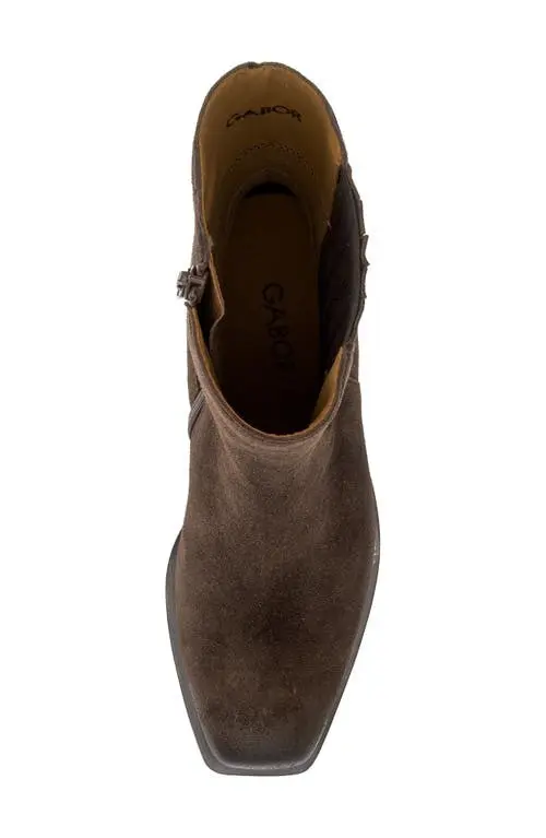 Gabor Tennessee Leather Bootie - Cacao